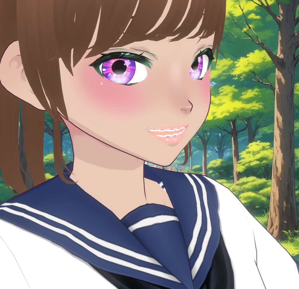 Teeth for Vroid - Mouth Inside (Individual teeth and braces) - Everret ...