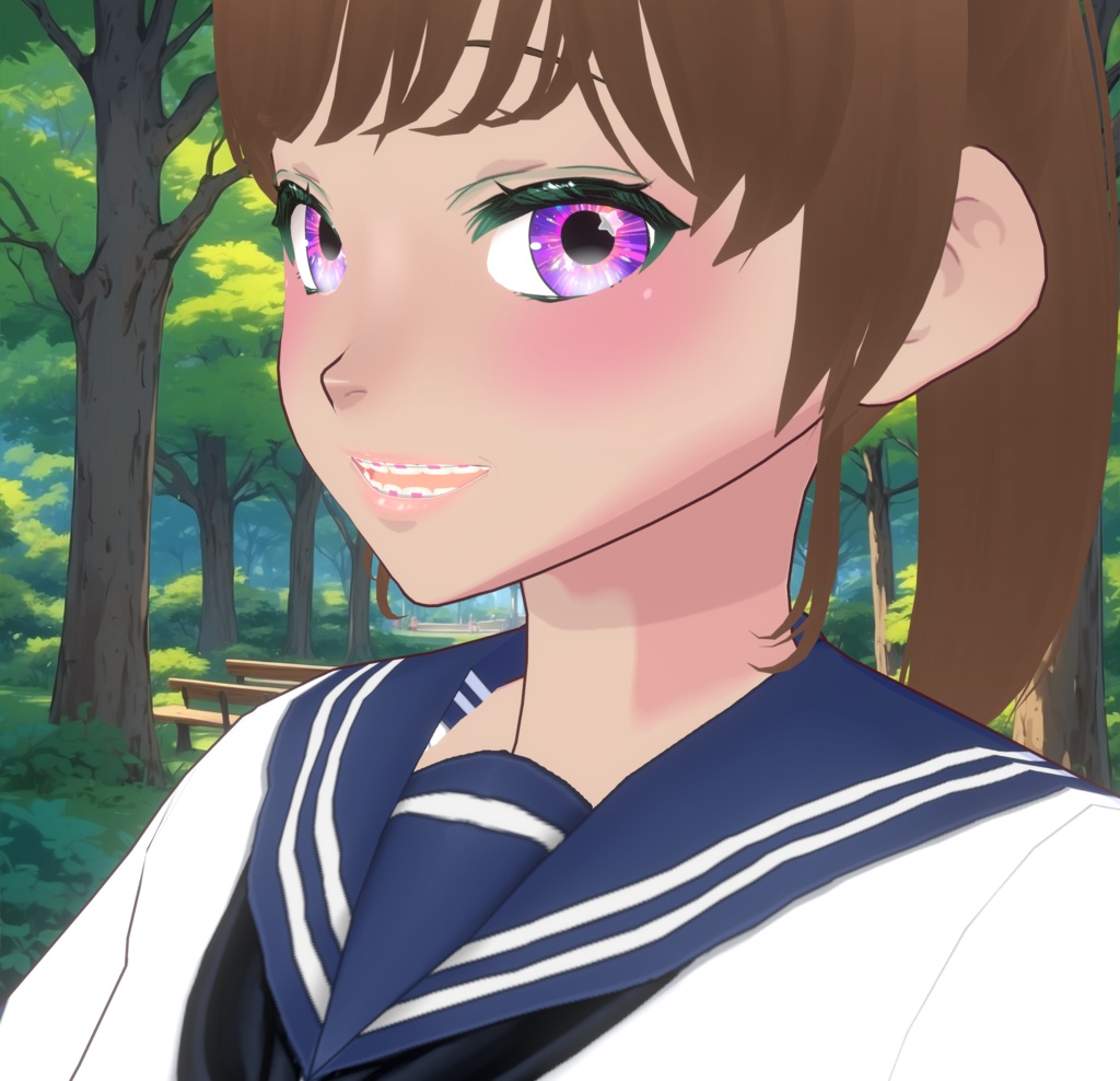 Teeth for Vroid - Mouth Inside (Individual teeth and braces) - Everret ...