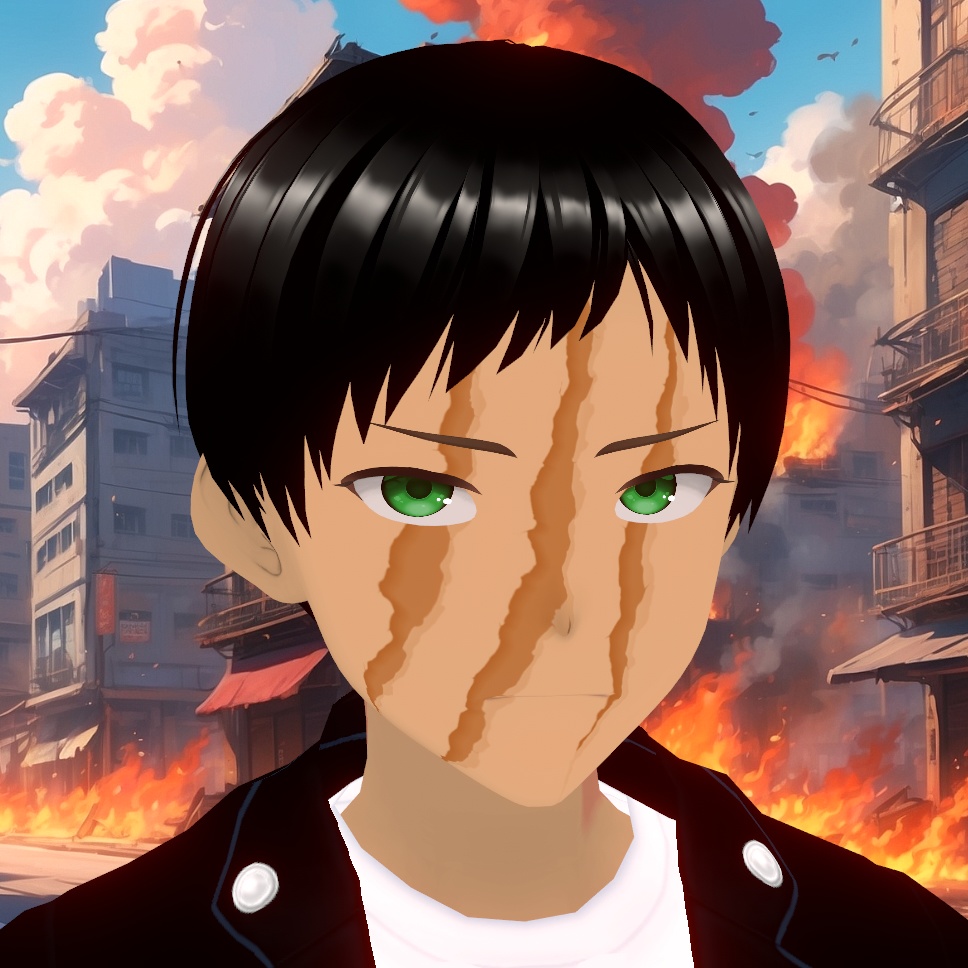 Face Scars For Vroid - Face Paint - Everret - BOOTH