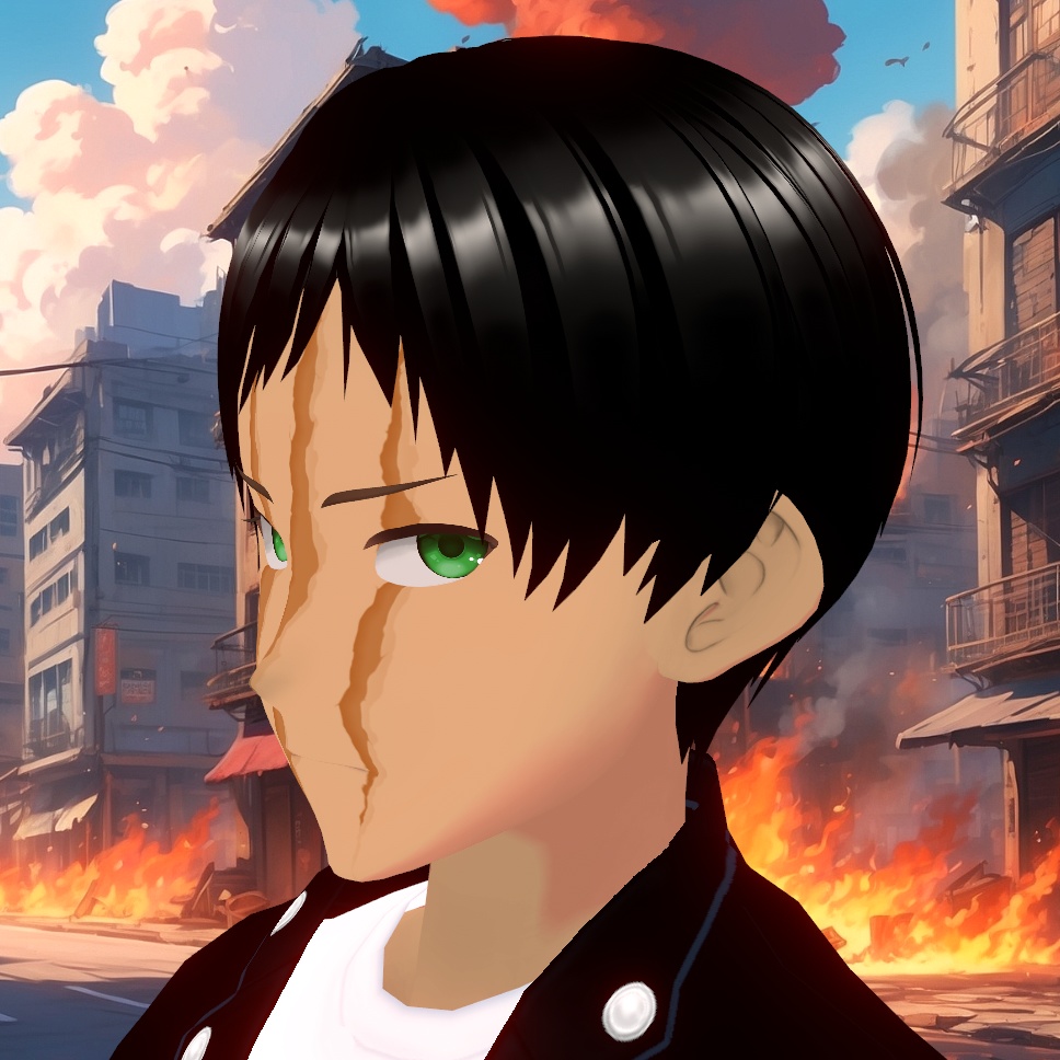 Face Scars For Vroid - Face Paint - Everret - BOOTH