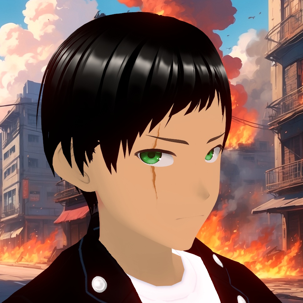 Face Scars For Vroid - Face Paint - Everret - BOOTH