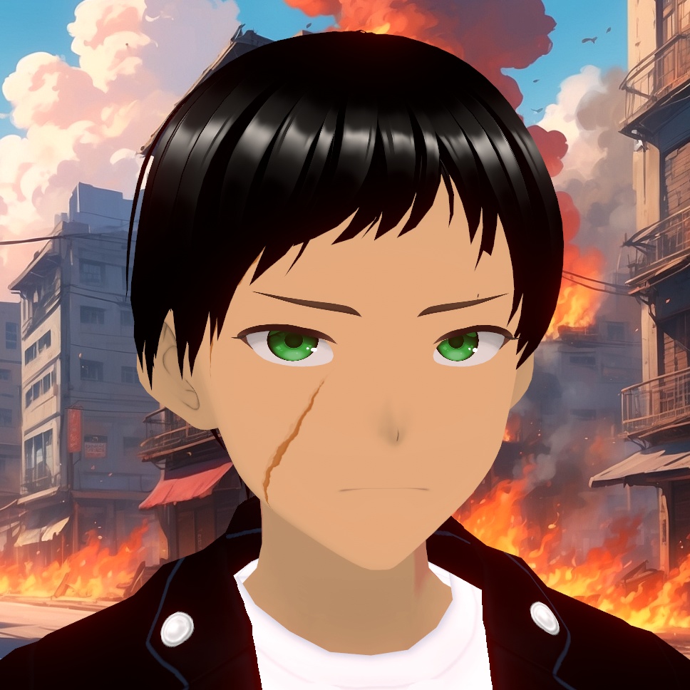 Face Scars For Vroid - Face Paint - Everret - BOOTH