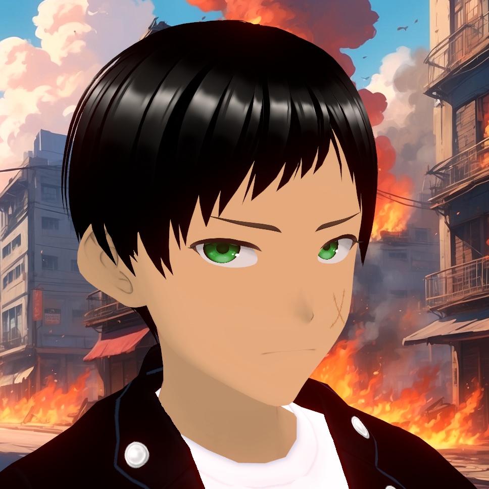 Face Scars For Vroid - Face Paint - Everret - BOOTH