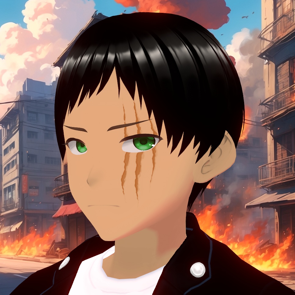 Face Scars For Vroid - Face Paint - Everret - BOOTH