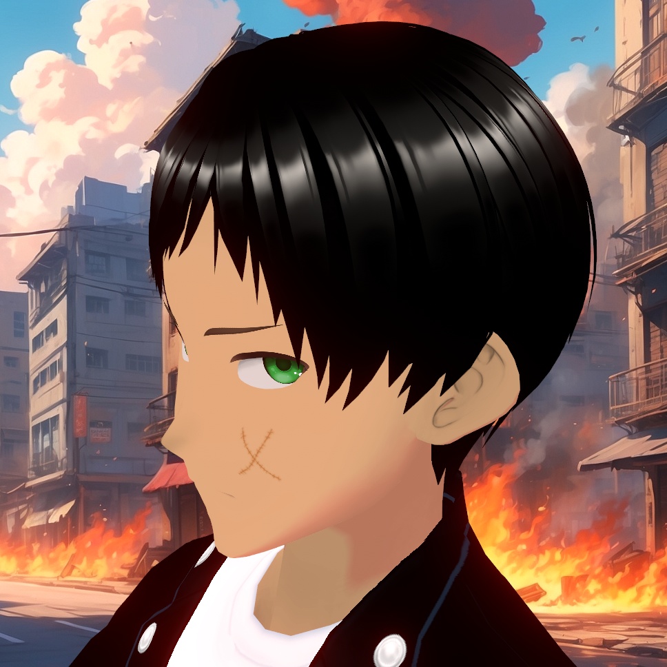 Face Scars For Vroid - Face Paint - Everret - BOOTH