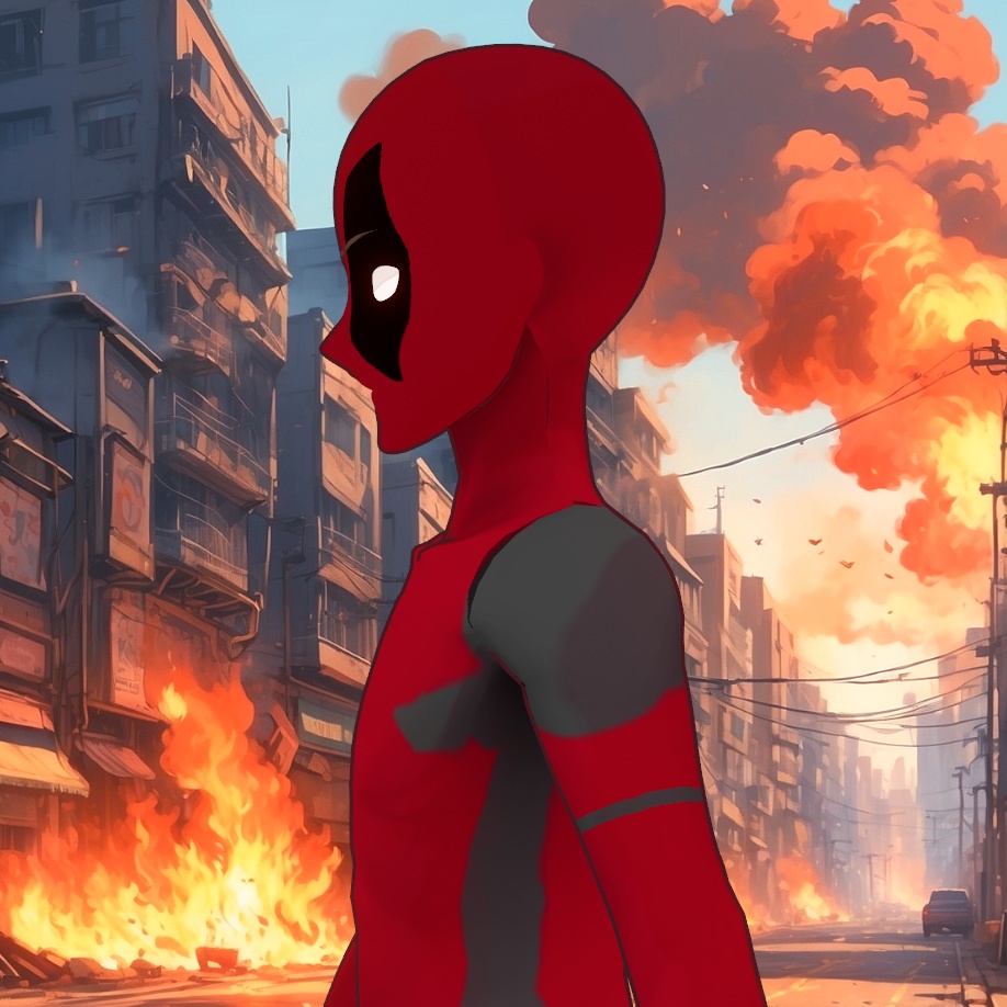 Deadpool Costume for Vroid - Everret - BOOTH
