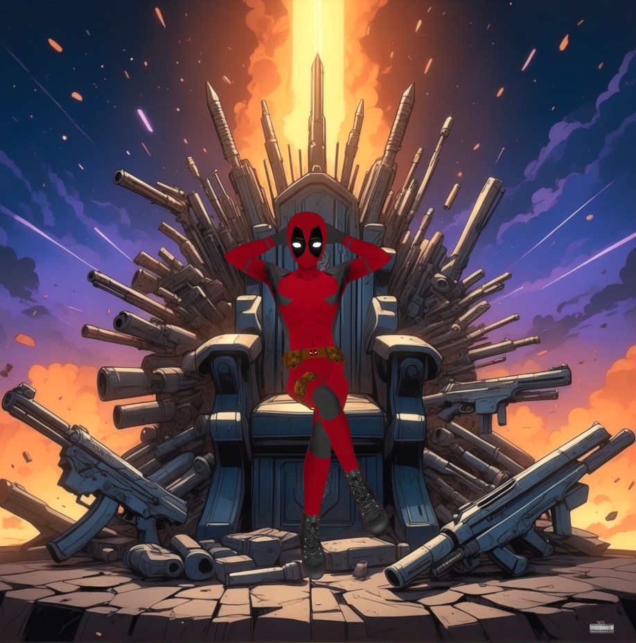 Deadpool Costume for Vroid - Everret - BOOTH