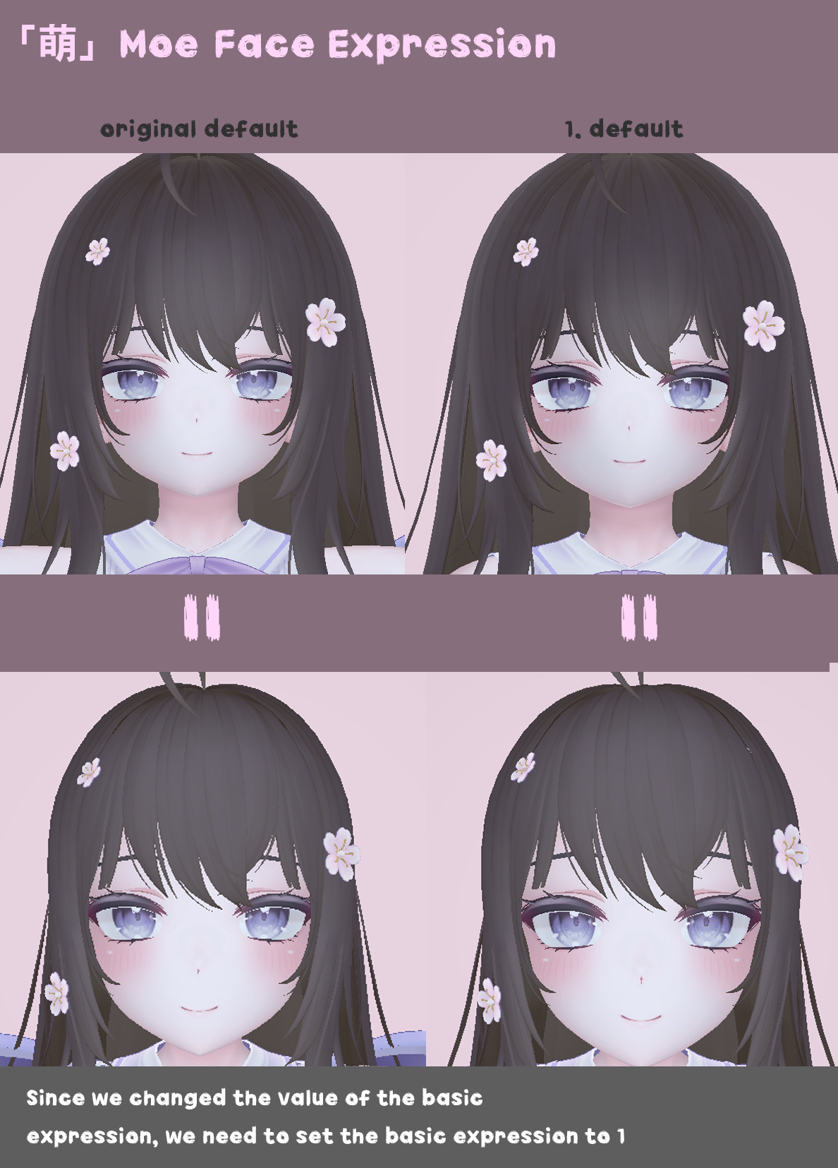「萌」 Moe Face Expression Package - MARON - BOOTH