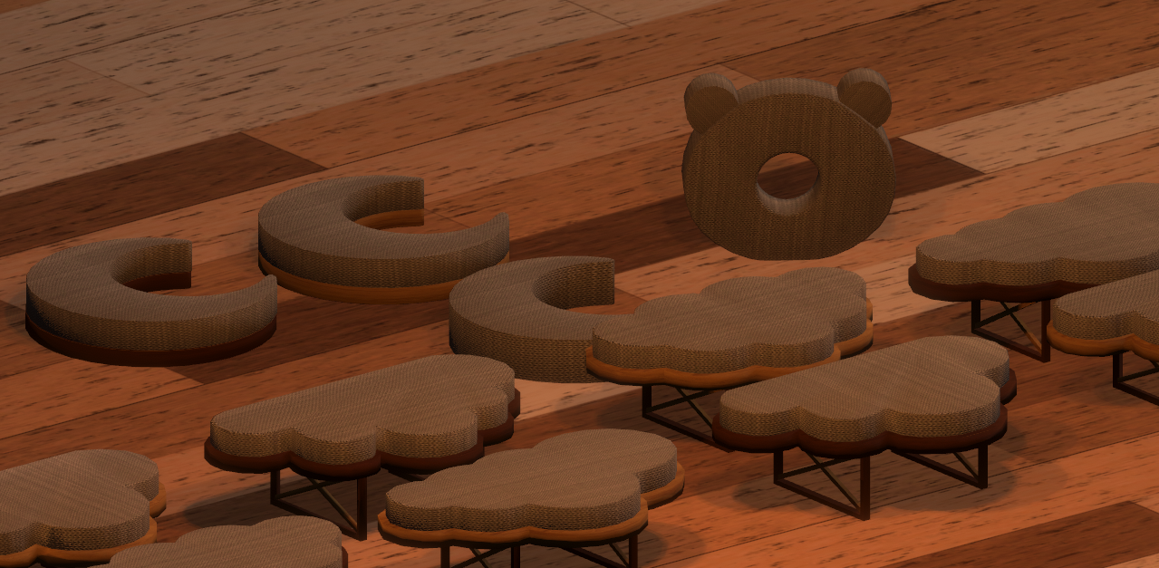 [VRC]Moon＆Bear Set(支援版に加湿器) - shira00 - BOOTH