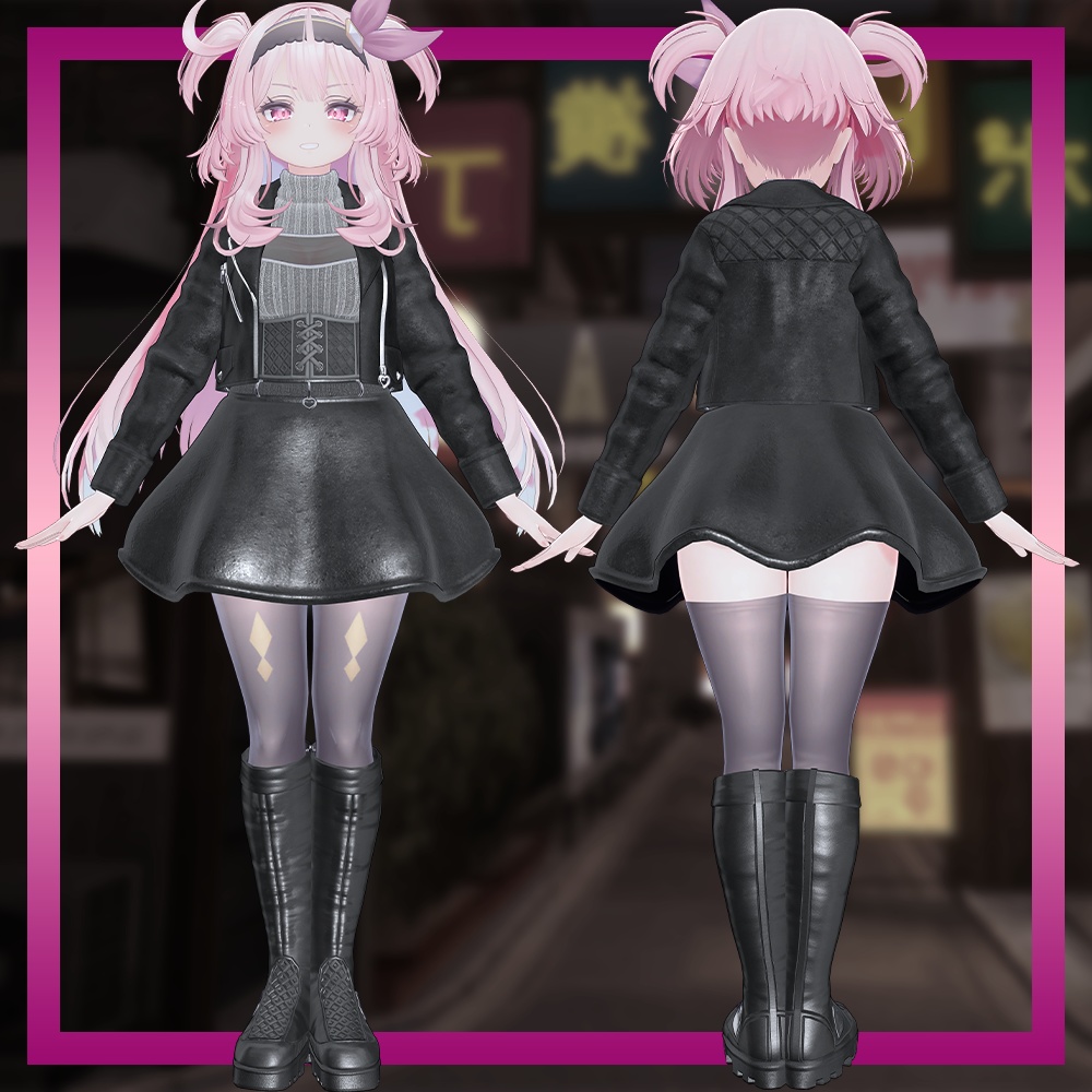 [Selestia/セレスティア用] Leather コーデ - snaggy - BOOTH