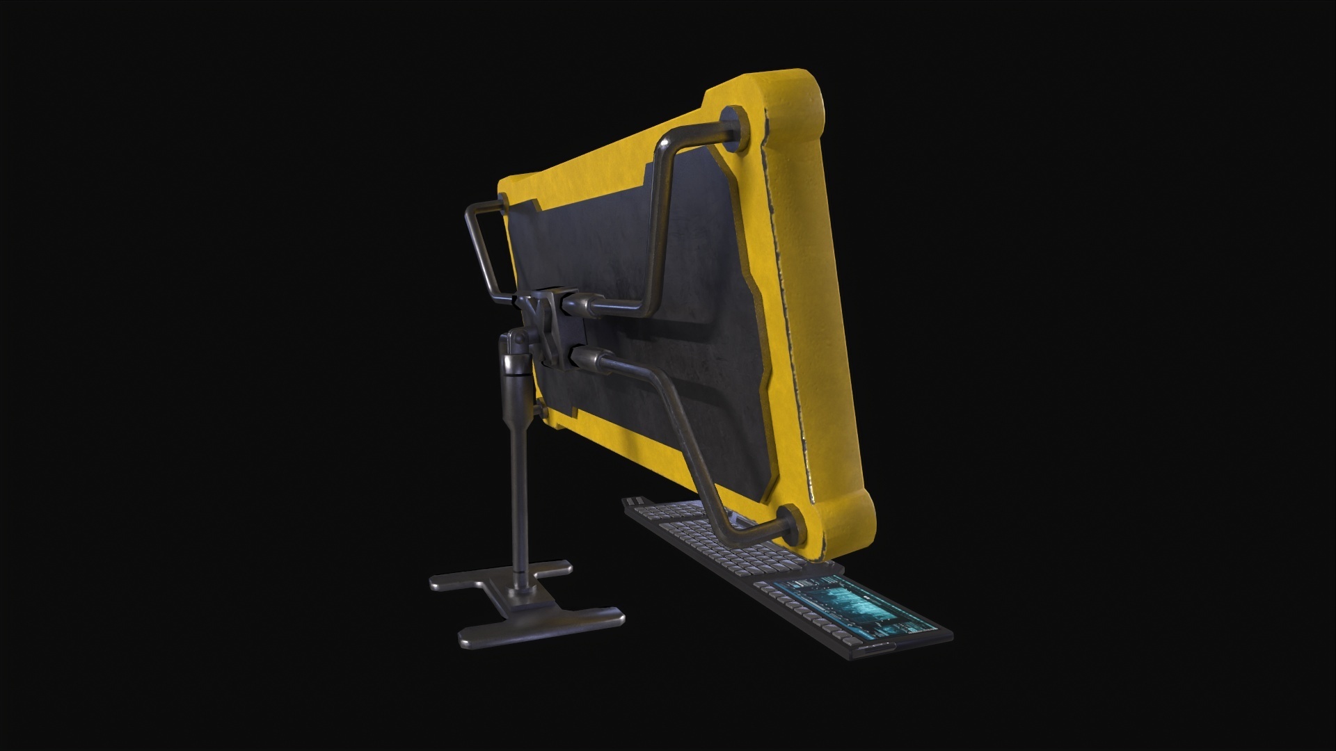 Monitor Keyboard Cyberpunk Vrchat - ra845 - BOOTH