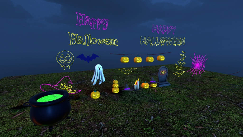 Halloween Pack Vrchat - ra845 - BOOTH