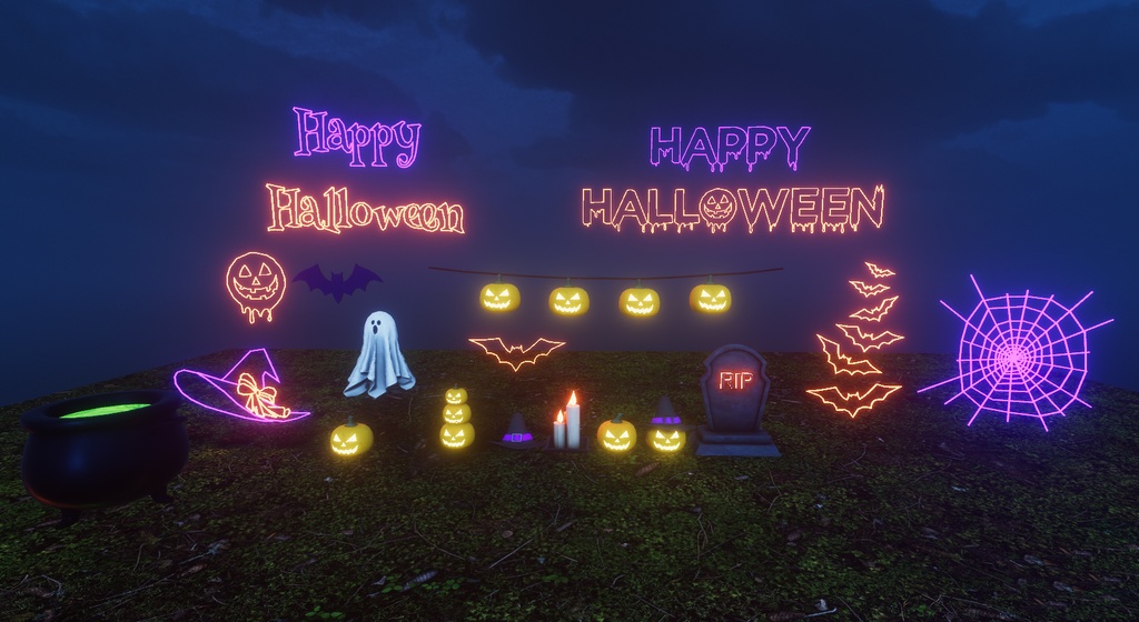 Halloween Pack Vrchat - ra845 - BOOTH