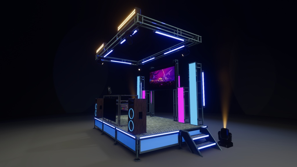 DJ Booth for vrchat - ra845 - BOOTH
