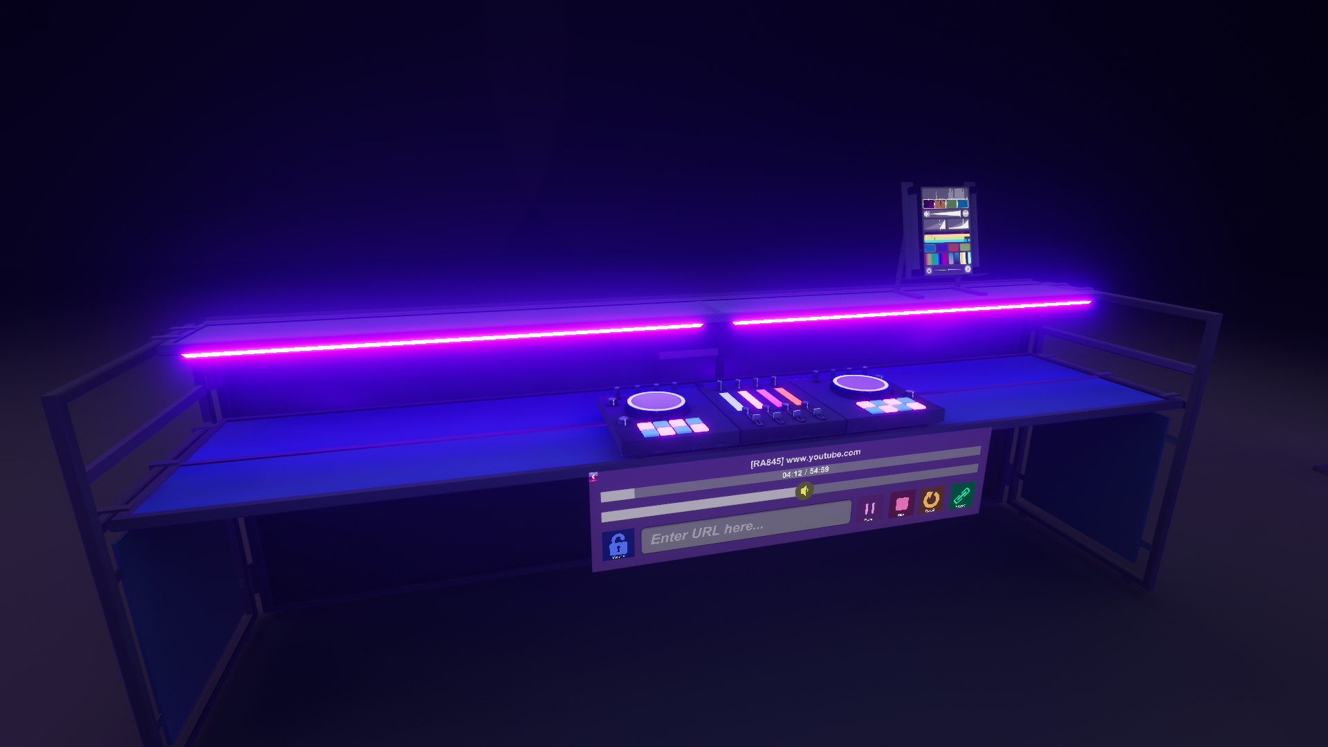 DJ Booth 2 for vrchat - ra845 - BOOTH