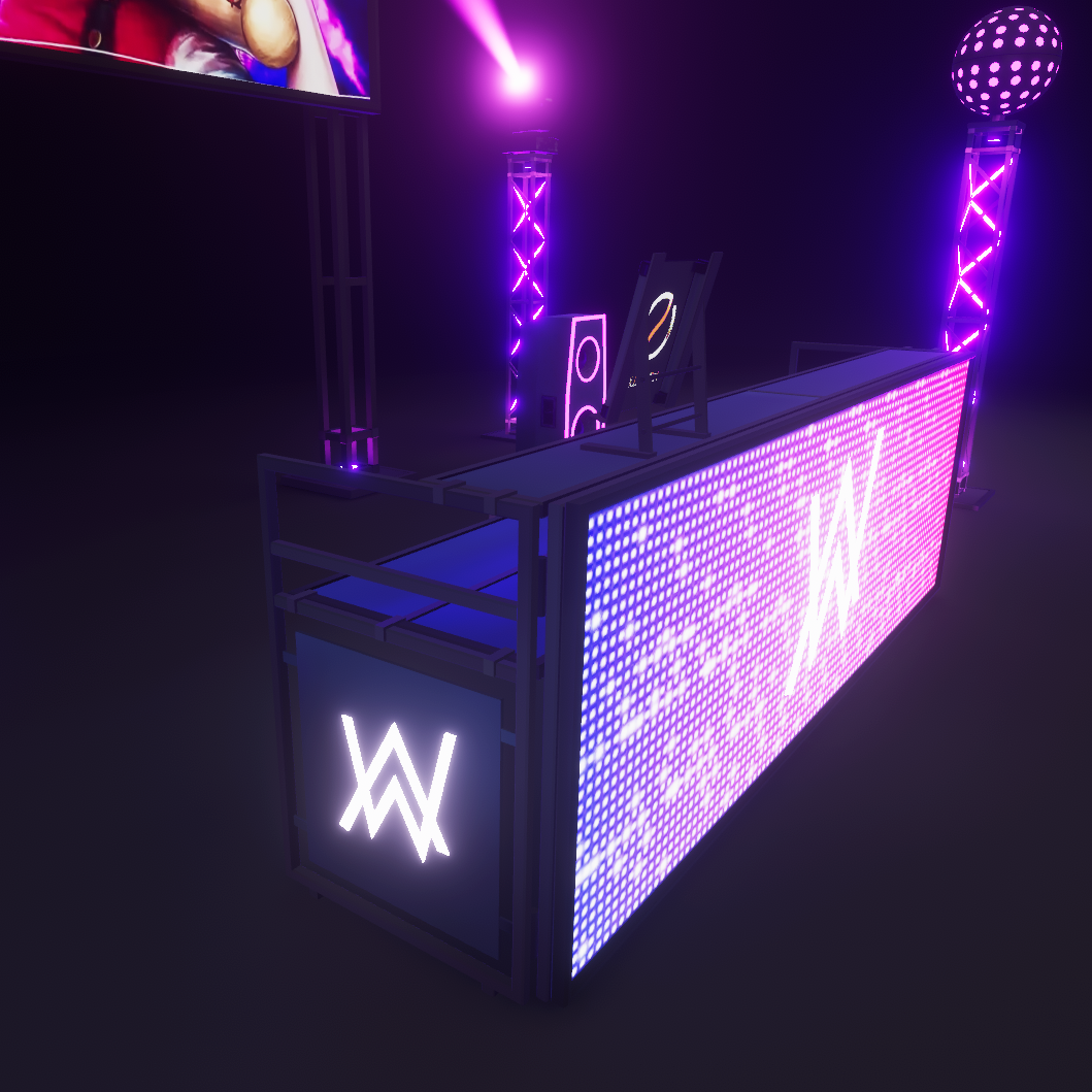 DJ Booth 2 for vrchat - ra845 - BOOTH