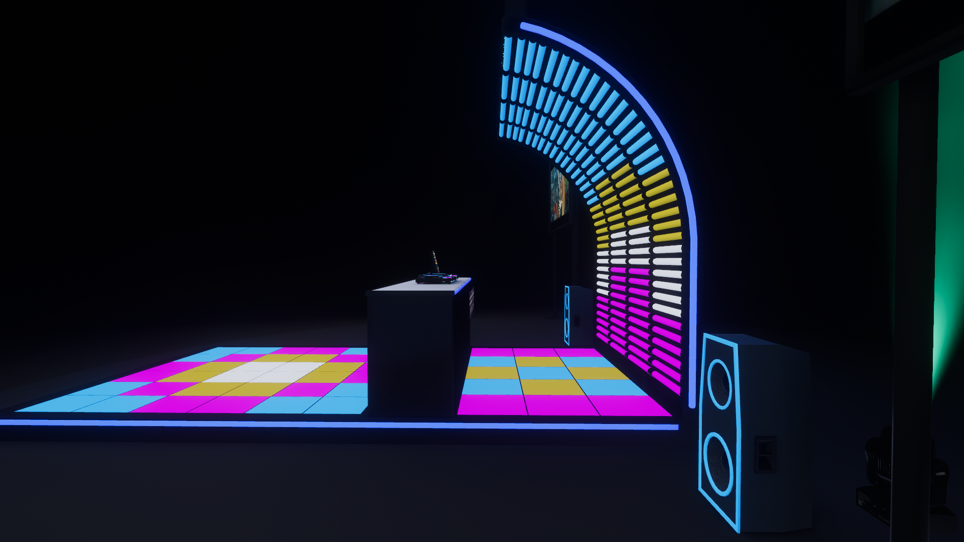 DJ Booth 3 for vrchat - ra845 - BOOTH