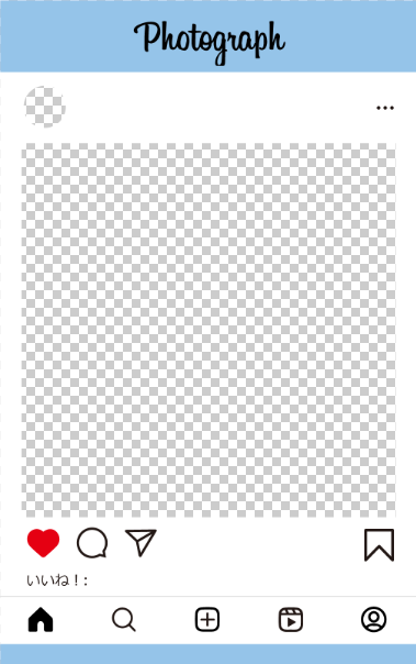 某SNS風フレーム素材(無料配布) - KKdogs - BOOTH