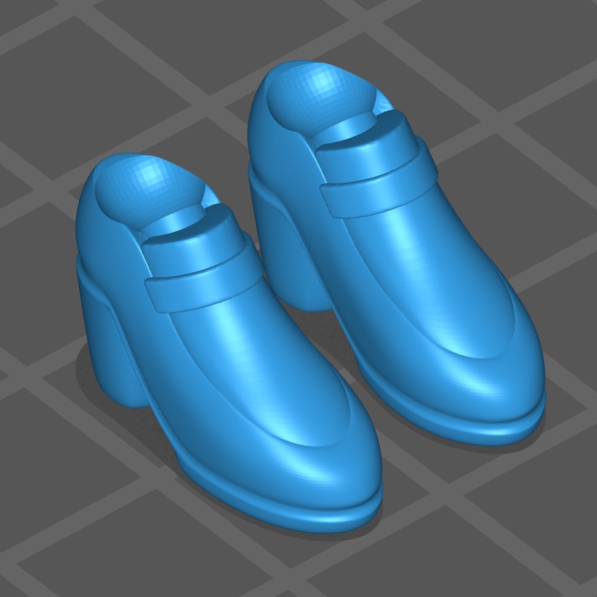 30MSシリーズ用シンプルシューズ1(3Dプリント用stlデータ) - えぐりょBOOTH店 - BOOTH