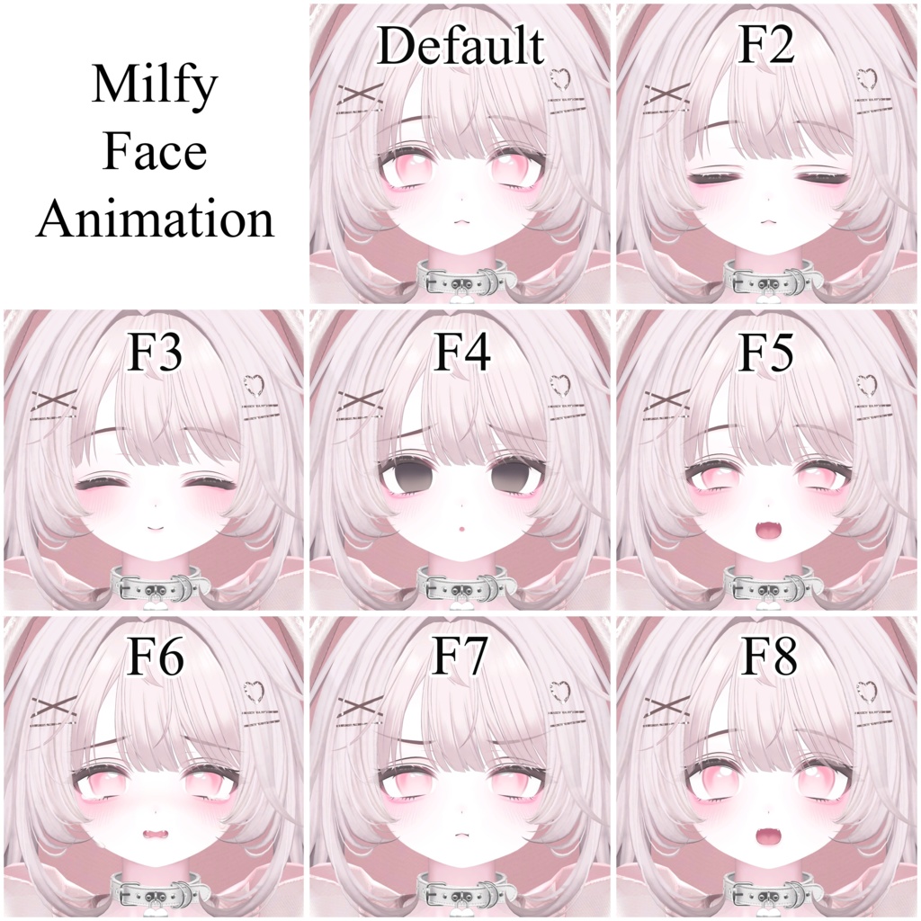 Milfy Face Animation - myon - BOOTH