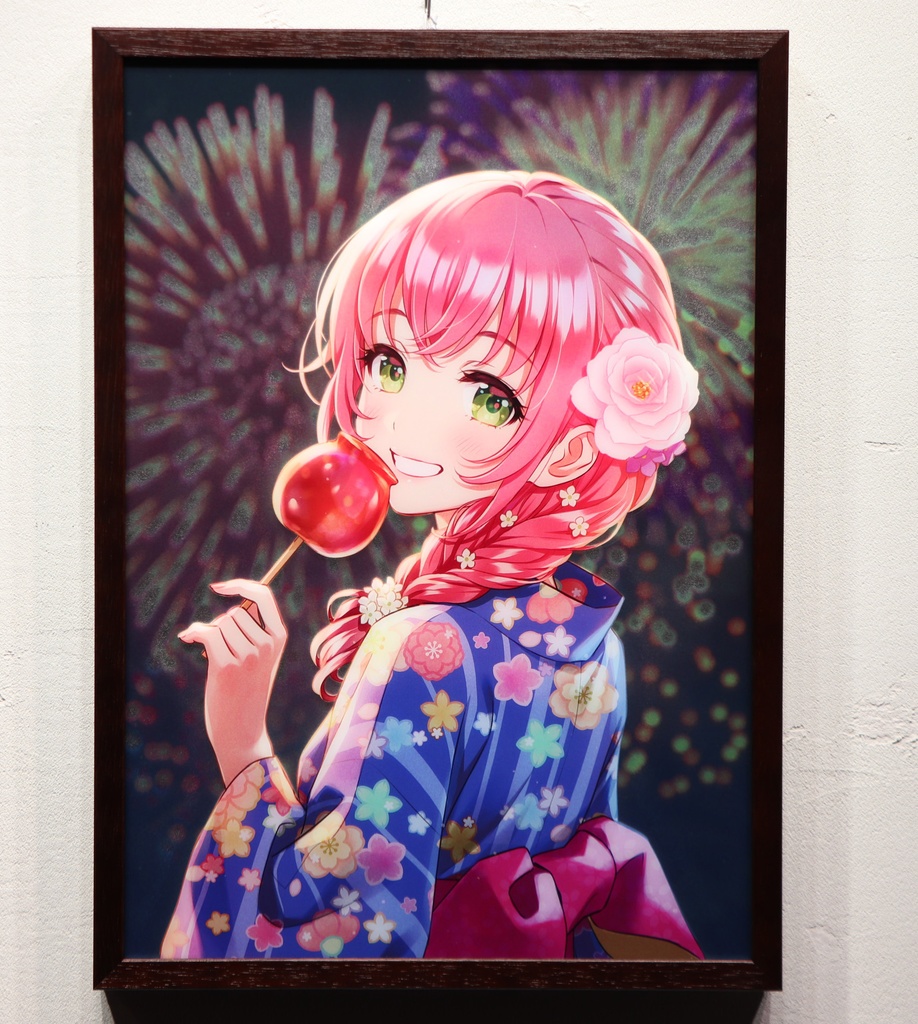 森倉円 「美桜」 額付 【受注生産】 - ILLUST GALLERY TOLALA - BOOTH