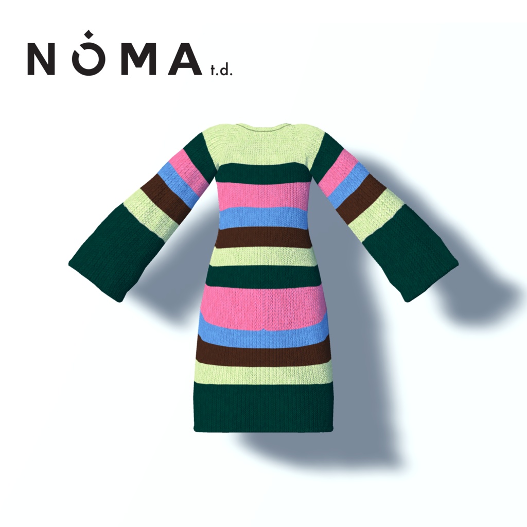 NOMA t.d. × Ray BEAMS別注マルチストライプワンピース｜BEAMS - BEAMS - BOOTH