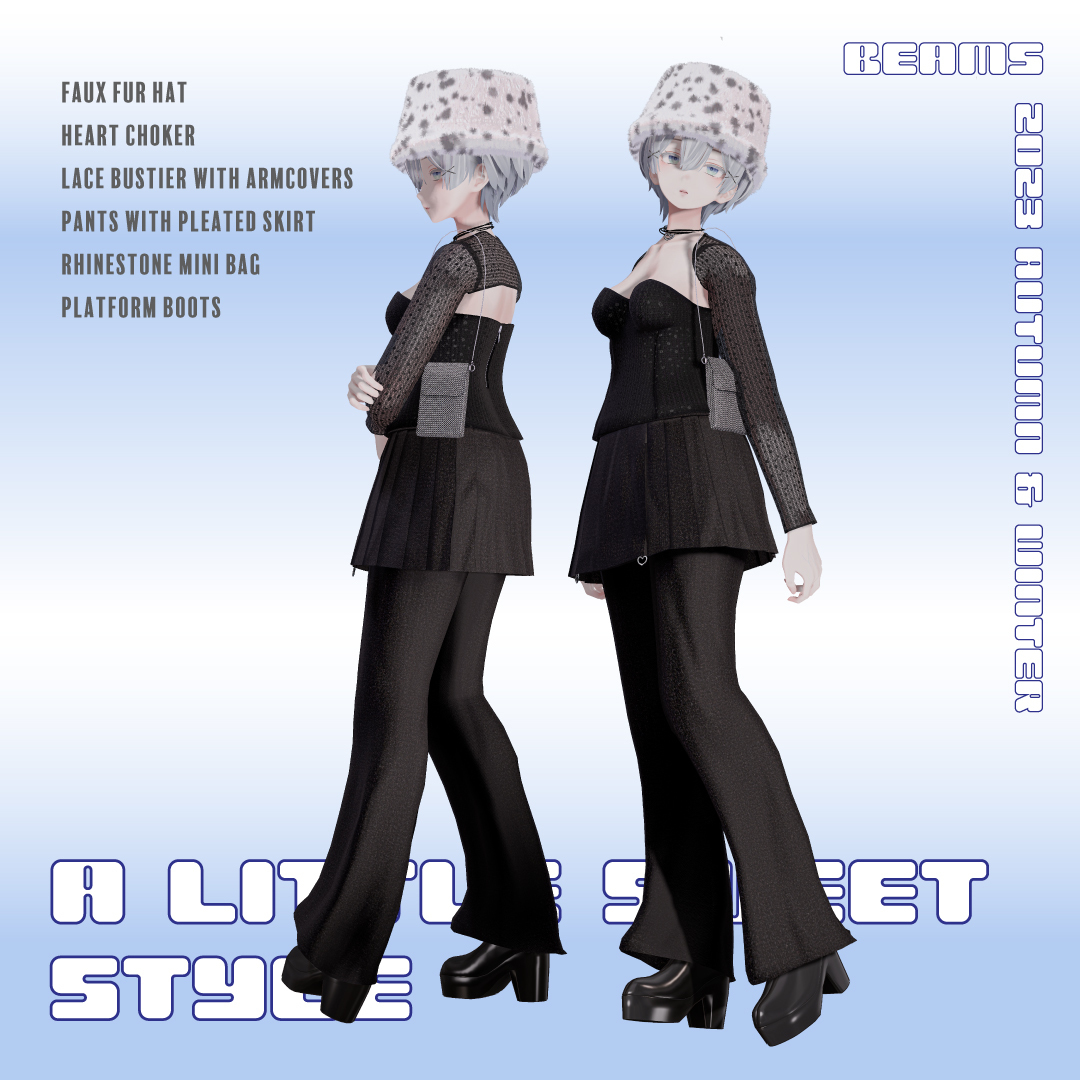 【VR限定】ちょい甘スタイル｜BEAMS - BEAMS - BOOTH