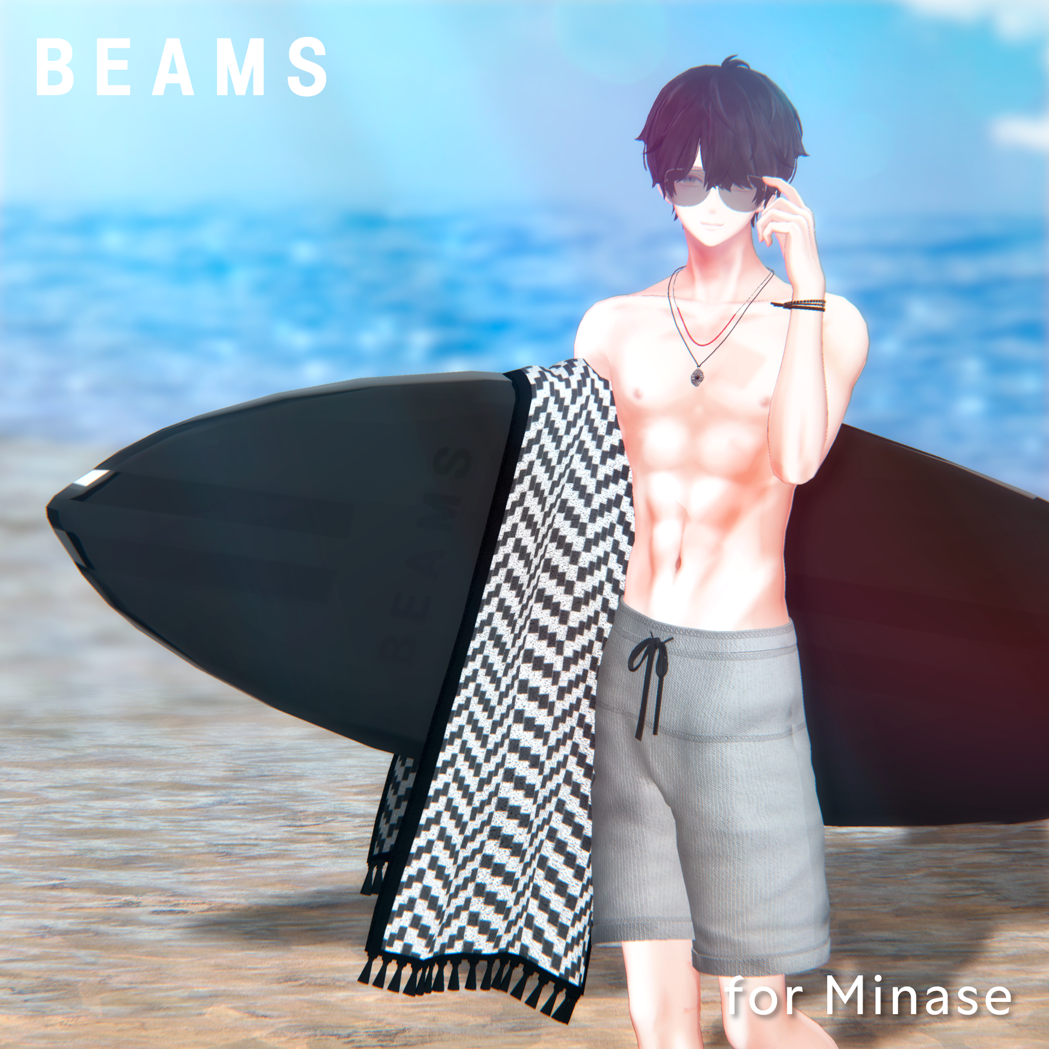 【4体対応】Swim 2024 (Men’s) by BEAMS with Melty Lily | BEAMS [VR限定] - BEAMS - BOOTH
