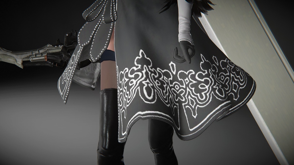 [PH][K-project][sp013]NieR_Automata-2B-White Ver（4K texture ...
