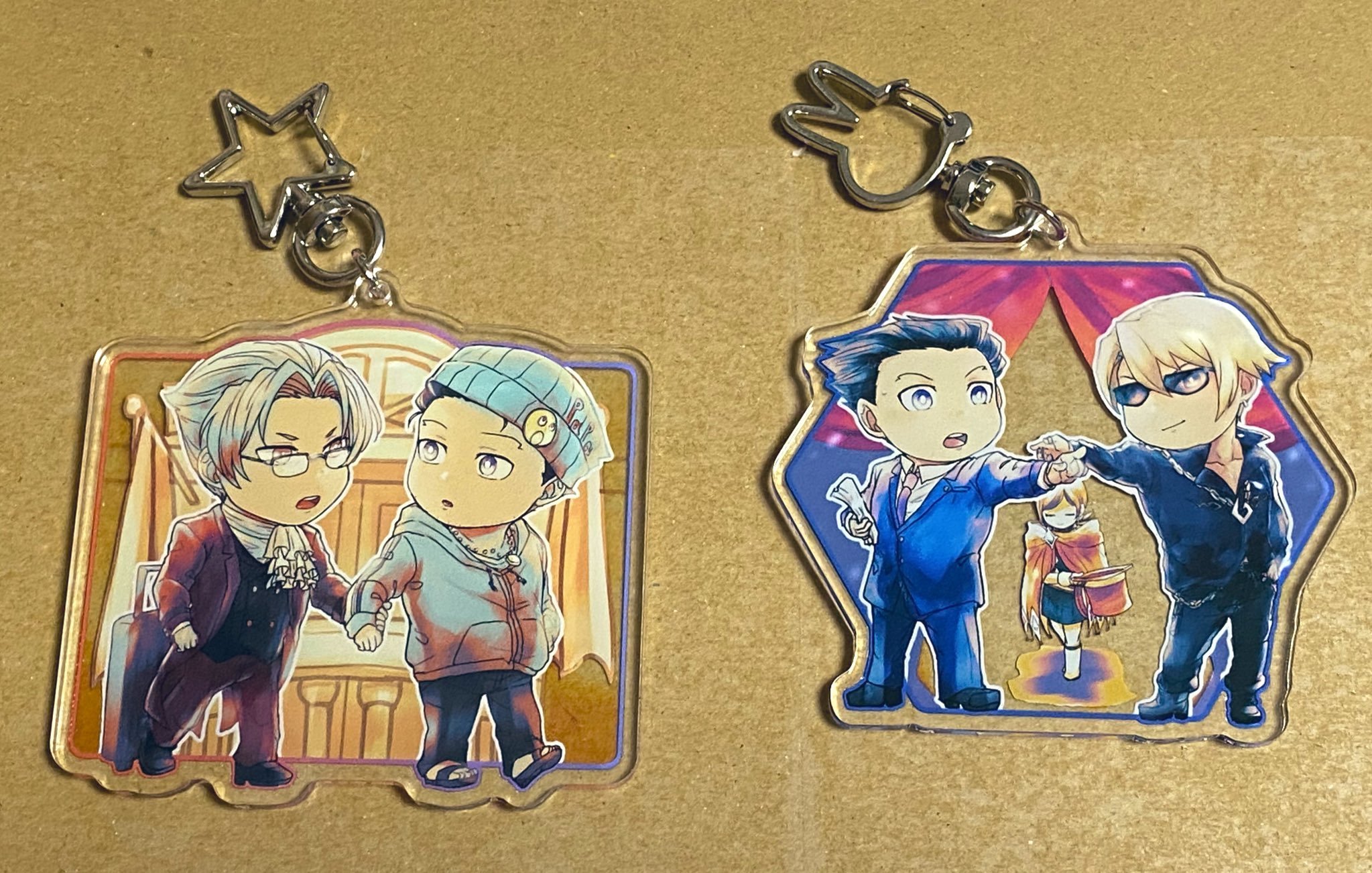 アクリルキーホルダー(逆裁4中心、4種類) - ヤブツバキ - BOOTH