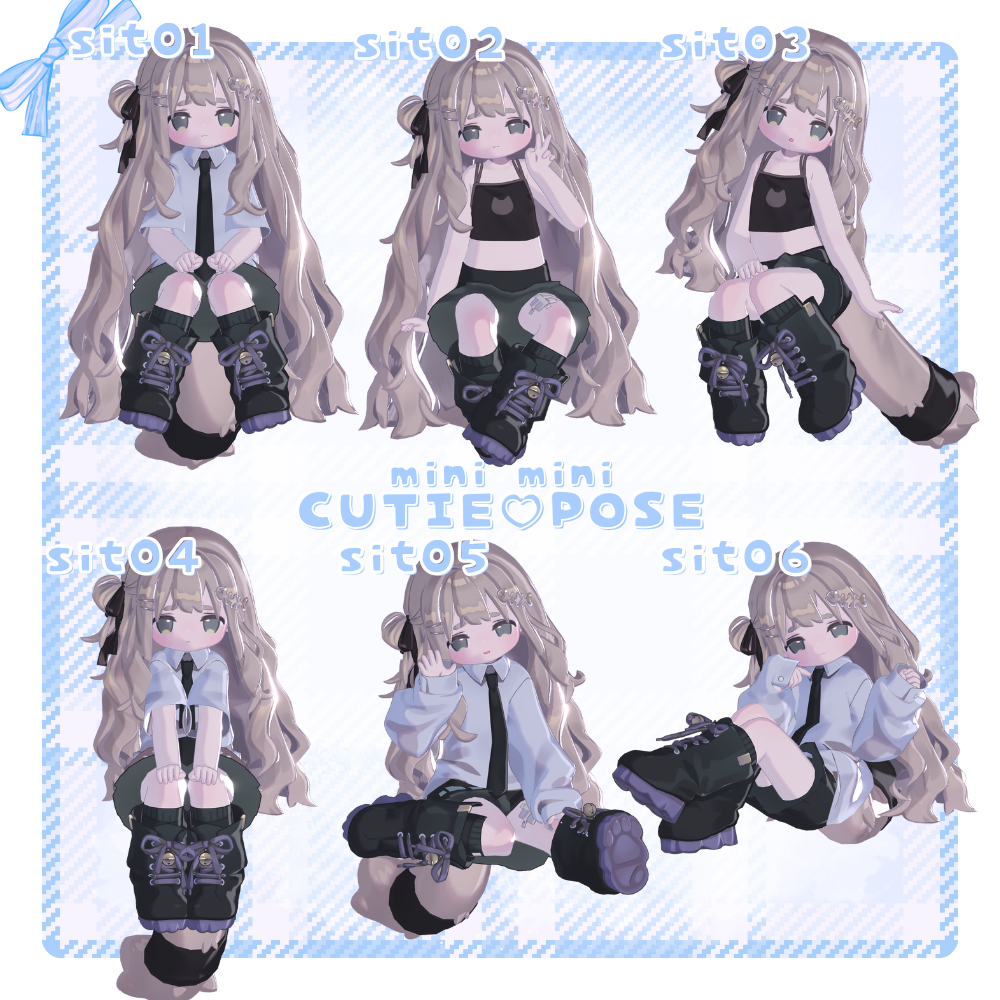 30種類 ࣭ ⊹ mini mini cutie♡pose - sss - BOOTH