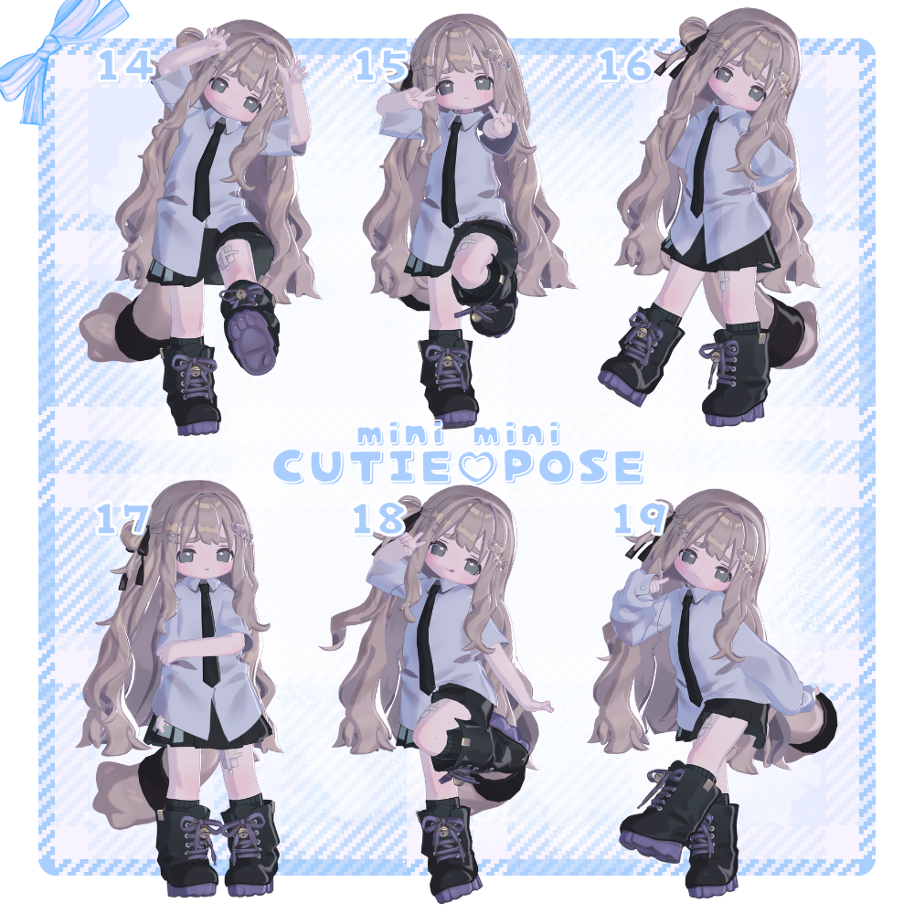 30種類 ࣭ ⊹ mini mini cutie♡pose - sss - BOOTH