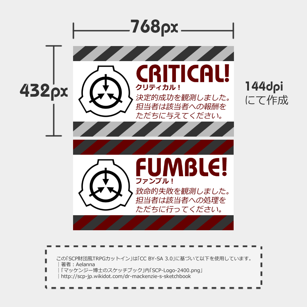 SCP財団風TRPGカットイン - K県アンテナショップ - BOOTH