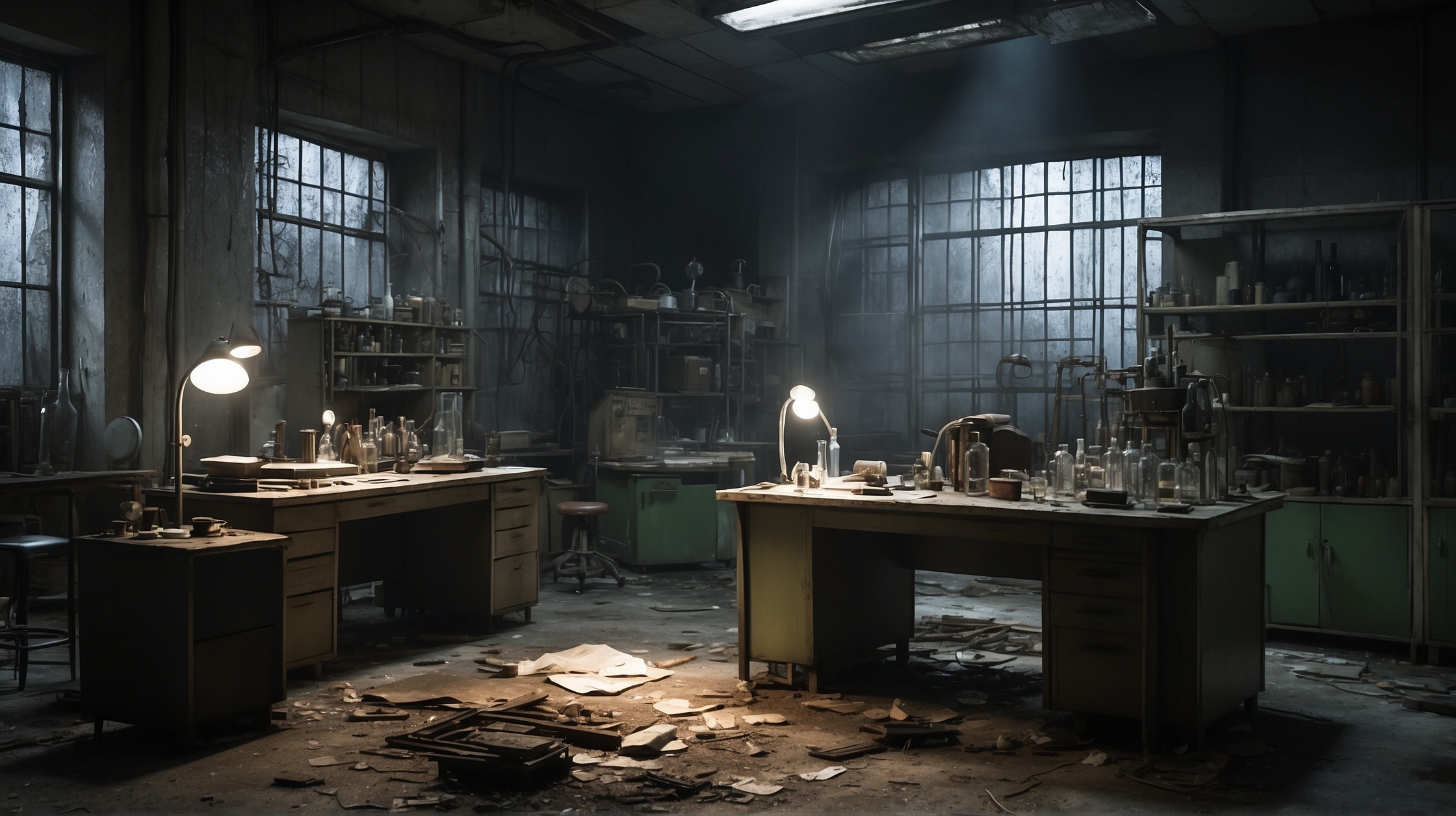 【30枚・無料】荒廃した科学室,実験室 TRPG素材 - シナリー - BOOTH