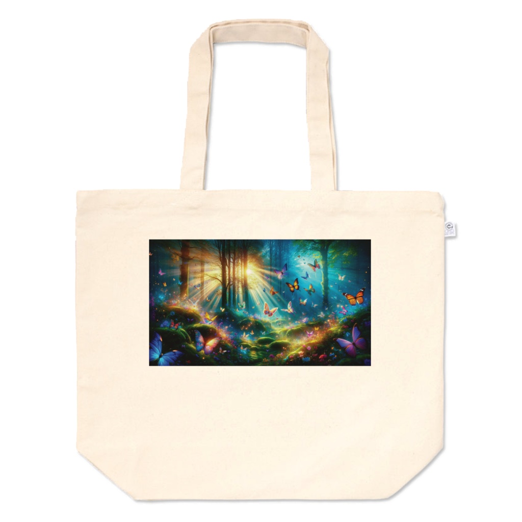" The brilliance of the forest and the dance of butterflies " Tote bags ...
