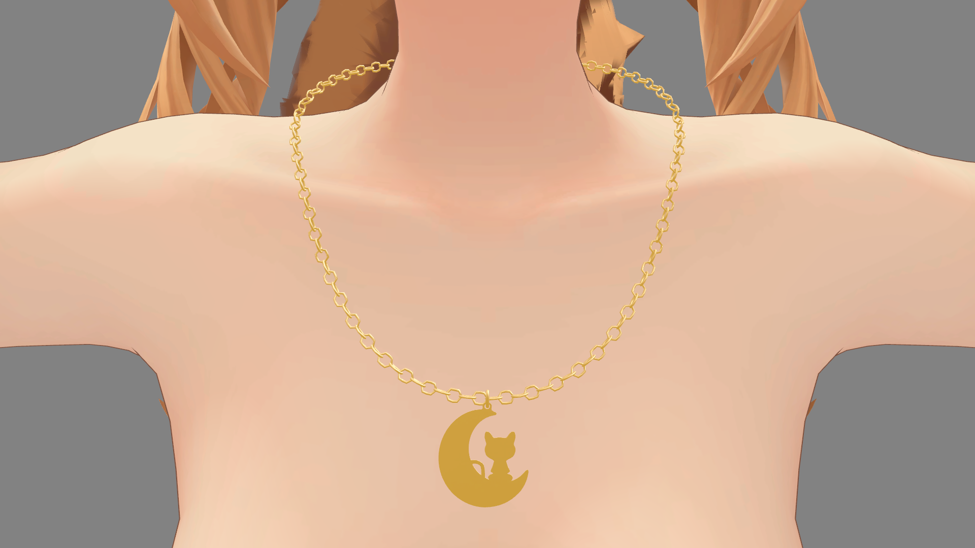 MoonCat Necklace [Moe, Dami] - AlienRabbit - BOOTH