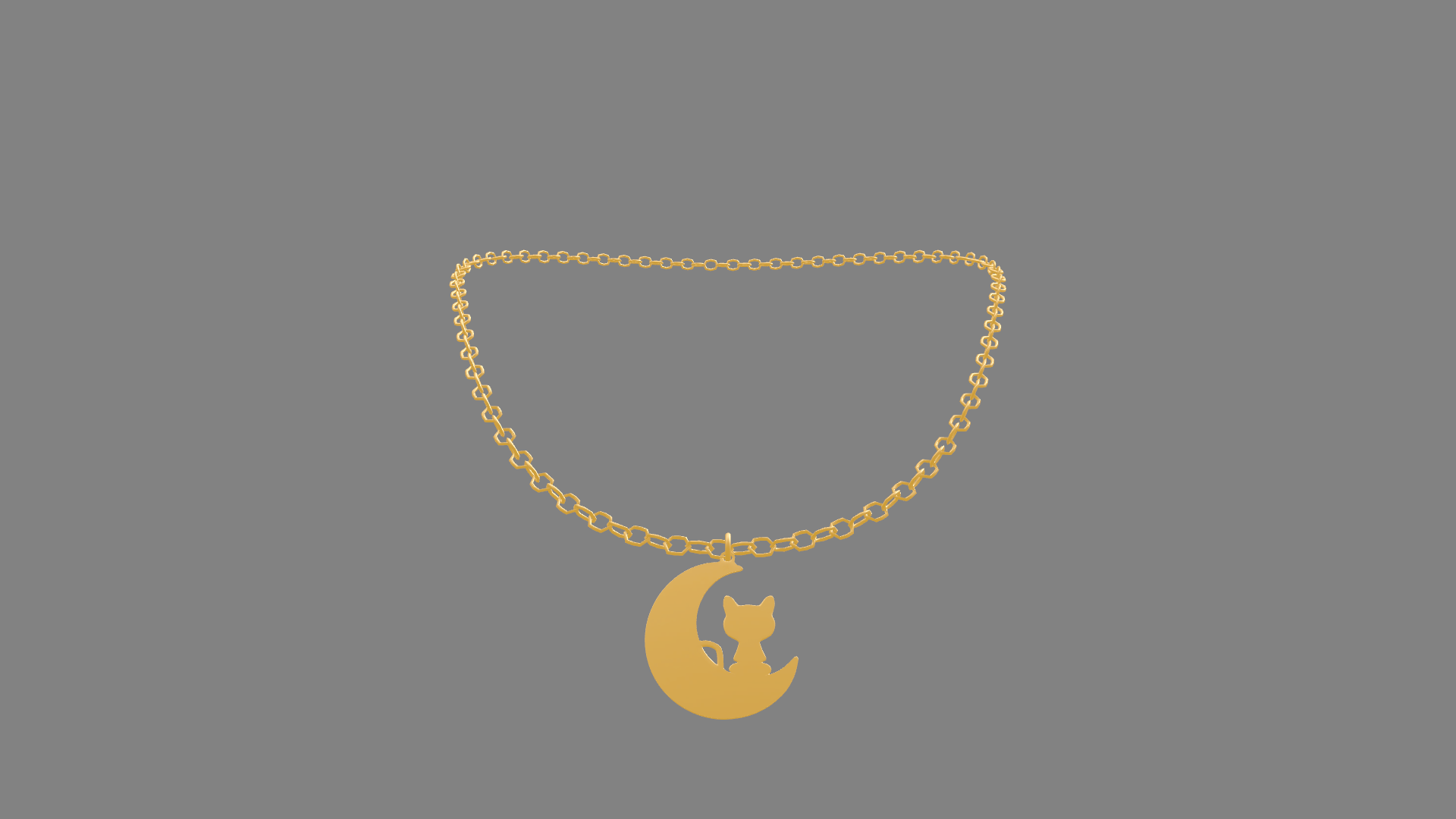 MoonCat Necklace [Moe, Dami] - AlienRabbit - BOOTH