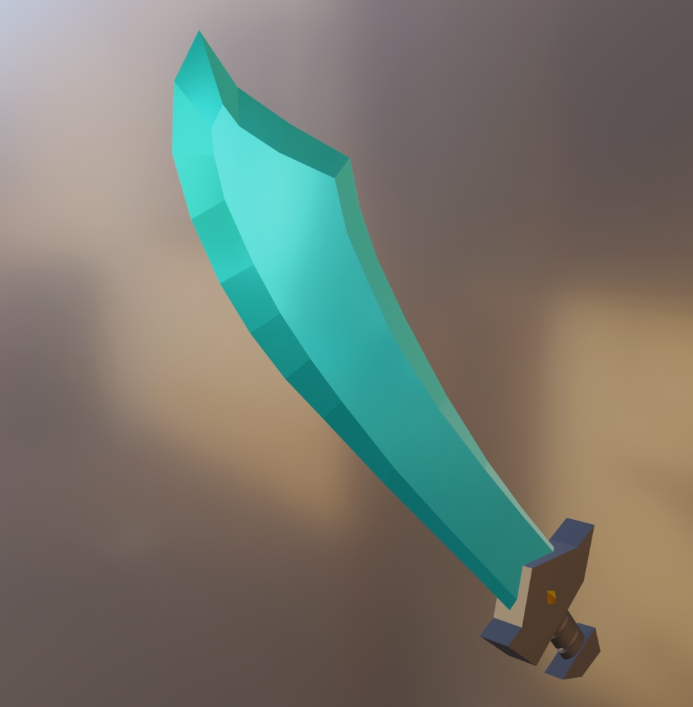 Melvor Idle Rune Scimitar - krantu - BOOTH