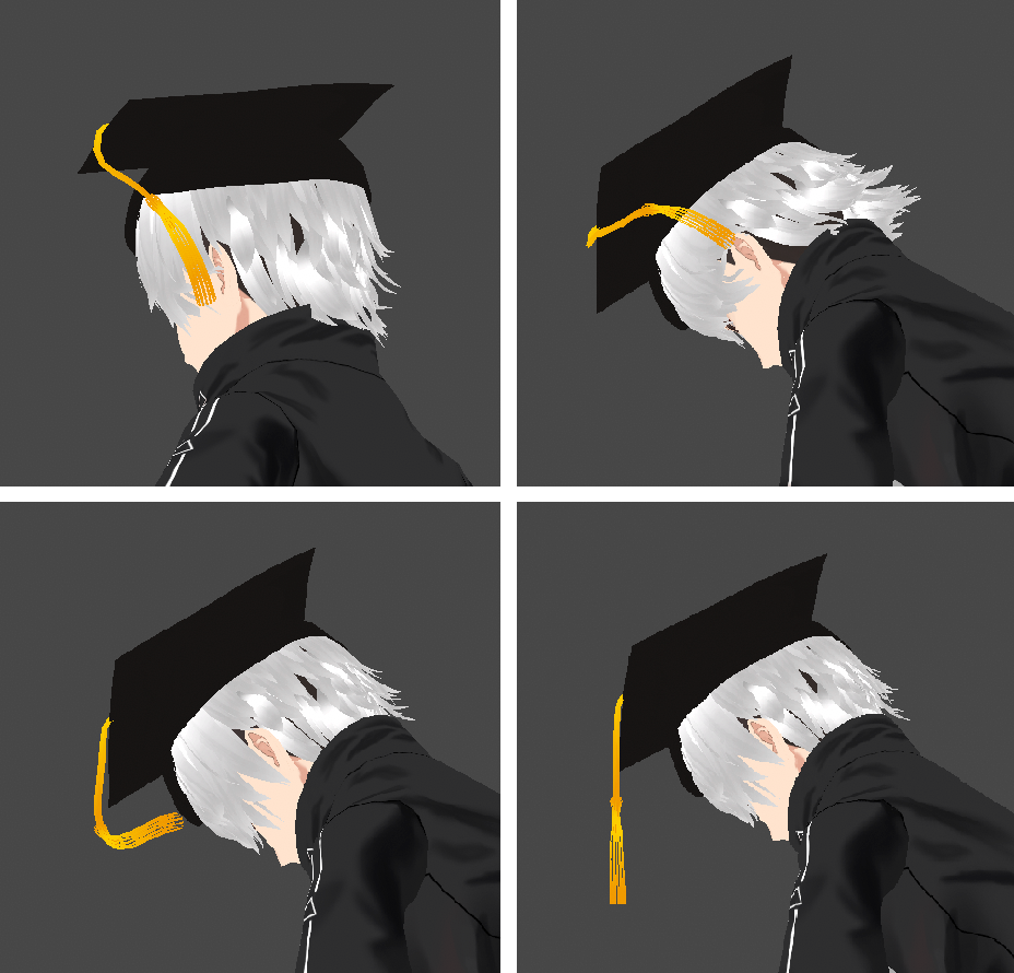 【VRoid】Graduation Cap 卒業帽 (made in v1.7) - Rover's Den - BOOTH