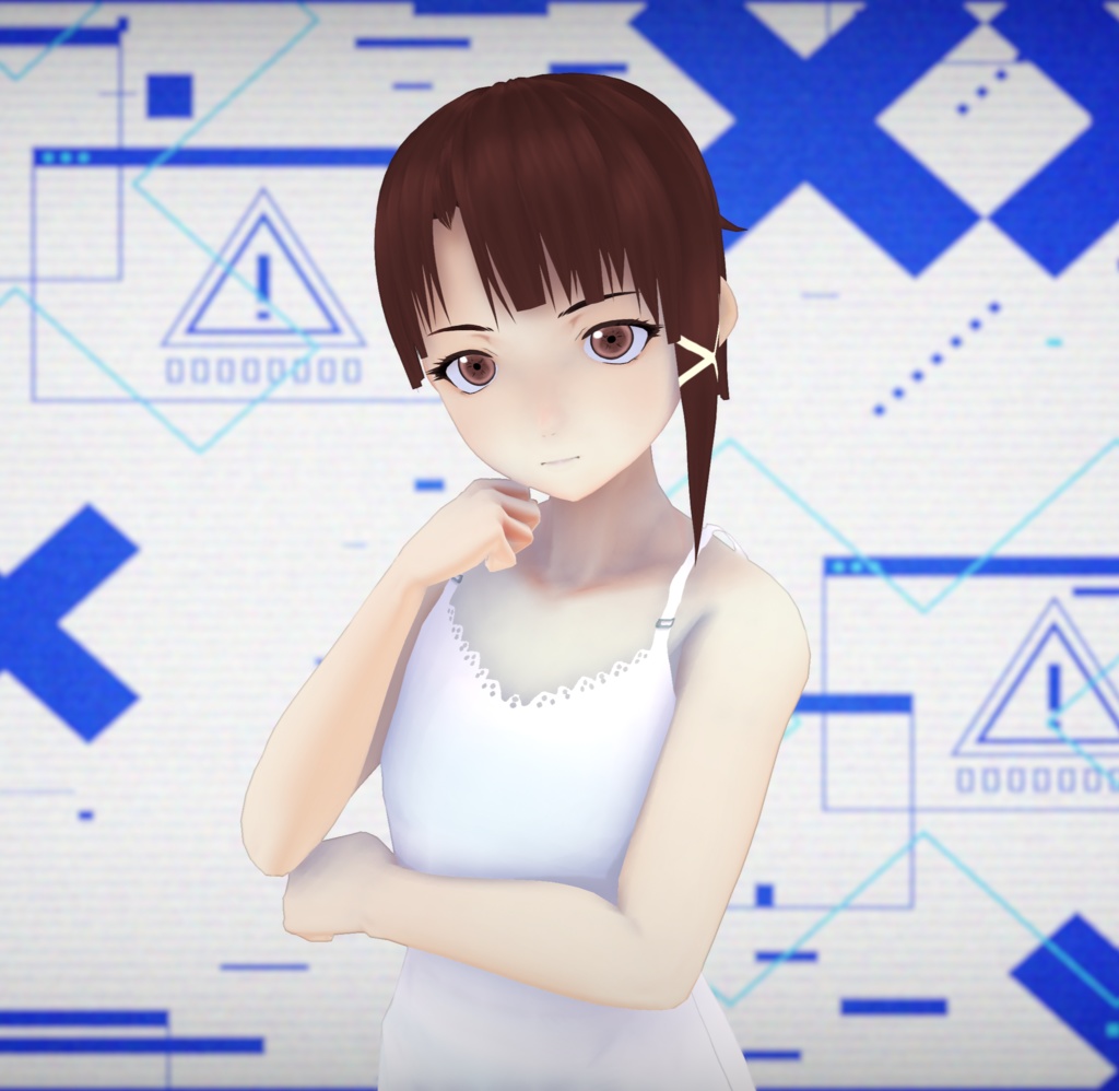 [SALE] Lain Iwakura (Serial Experiments Lain) Vroid - GoofySquid - BOOTH