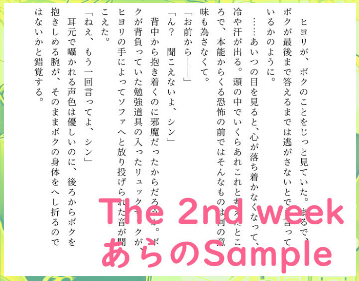 シンアイなる4週間（ソウシン3人誌） - ききのここぶーす - BOOTH