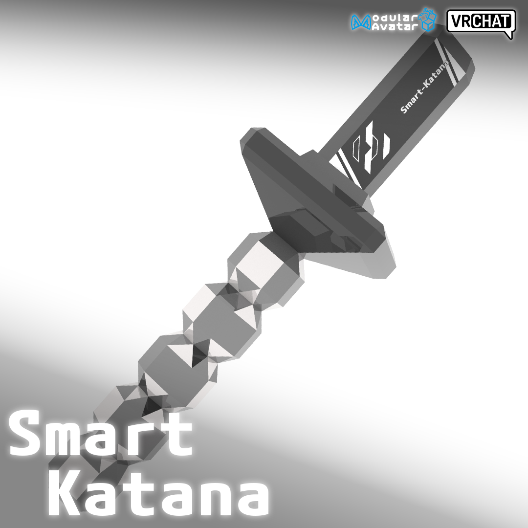 VRChat - Smart Katana【刀ギミック・Modular Avatar対応済み】【12/24 v2.0.0 Update ...