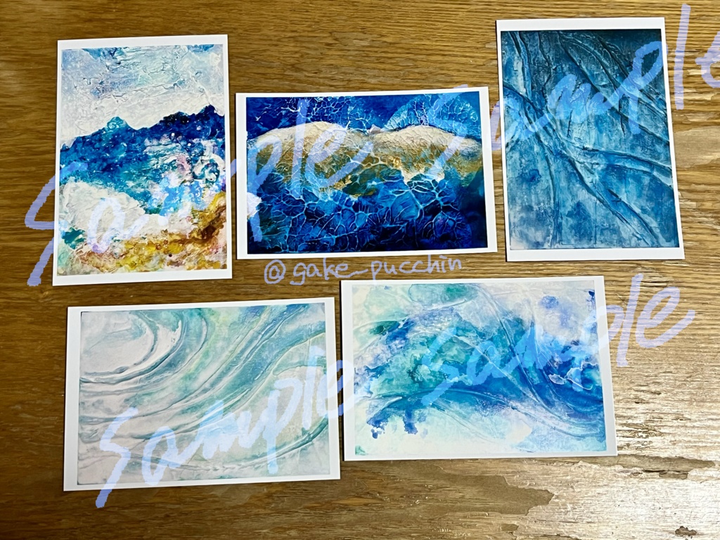 ポストカードブック「like blue」 - 39g - BOOTH