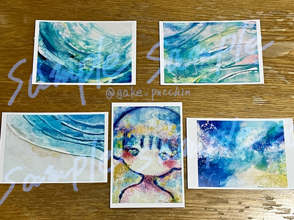 ポストカードブック「like blue」 - 39g - BOOTH