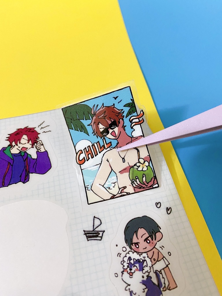 アルゴナの透明シールシート - ina - BOOTH