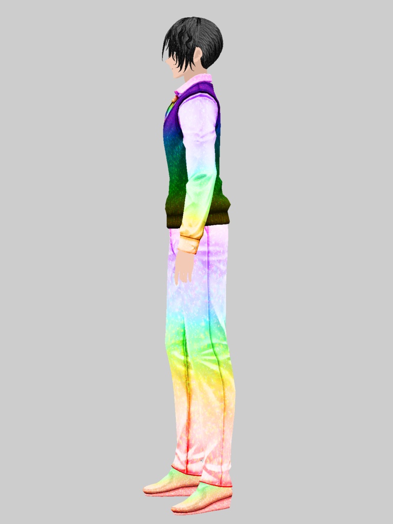 Formal Default Male Outfit Rainbow - MizuMiro - BOOTH
