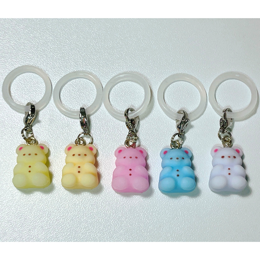 カラフルくまチャーム - 熊音つむぎ - BOOTH
