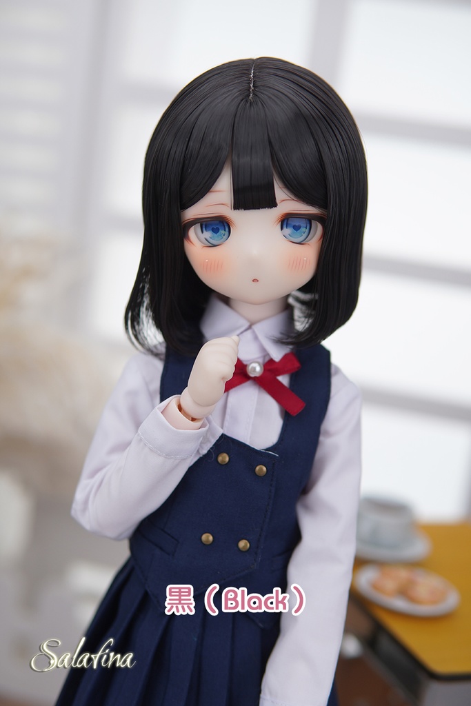[Salafina]8-9インチMDD,DD,SDサイズドール用手つくり造形ウィッグショートカット「Mio」dollwig ...