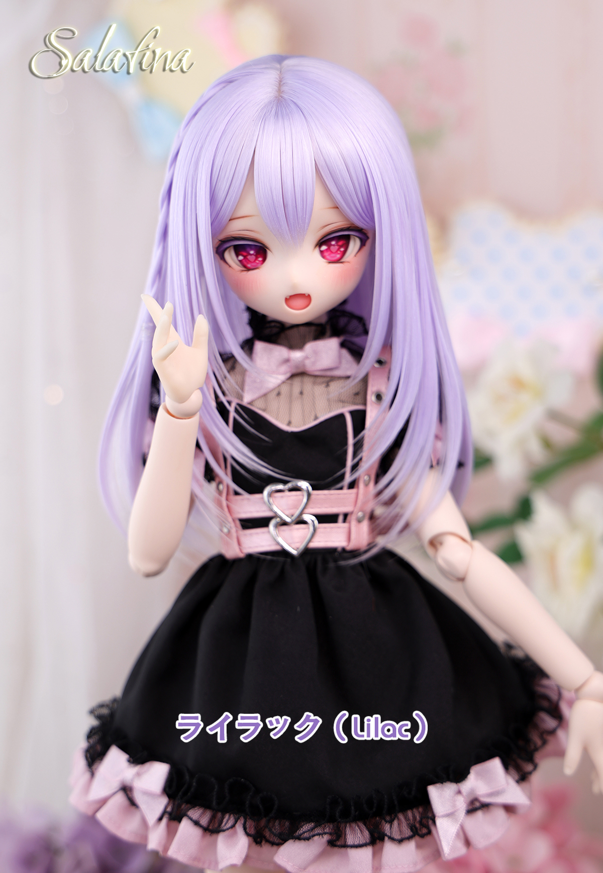 [Salafina]8~9インチMDD,DDサイズドール用手つくりロング造形ドールウィッグ「RIKO」dollwig - salafina ...