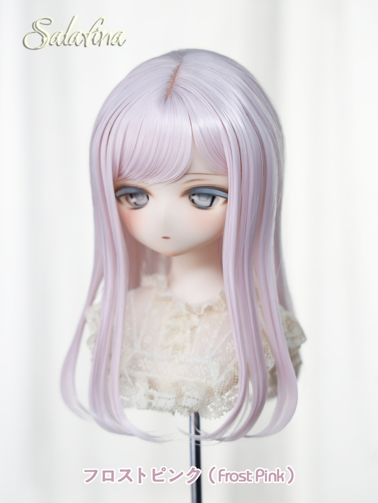 [Salafina]1/4と1/6サイズ（17－19cm)サイズドール用手つくり造形ウィッグ「BOBOAN2.0ロング」dollwig ...